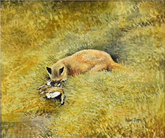 Hubert Pepper | Fox with a Duck (67) | MutualArt