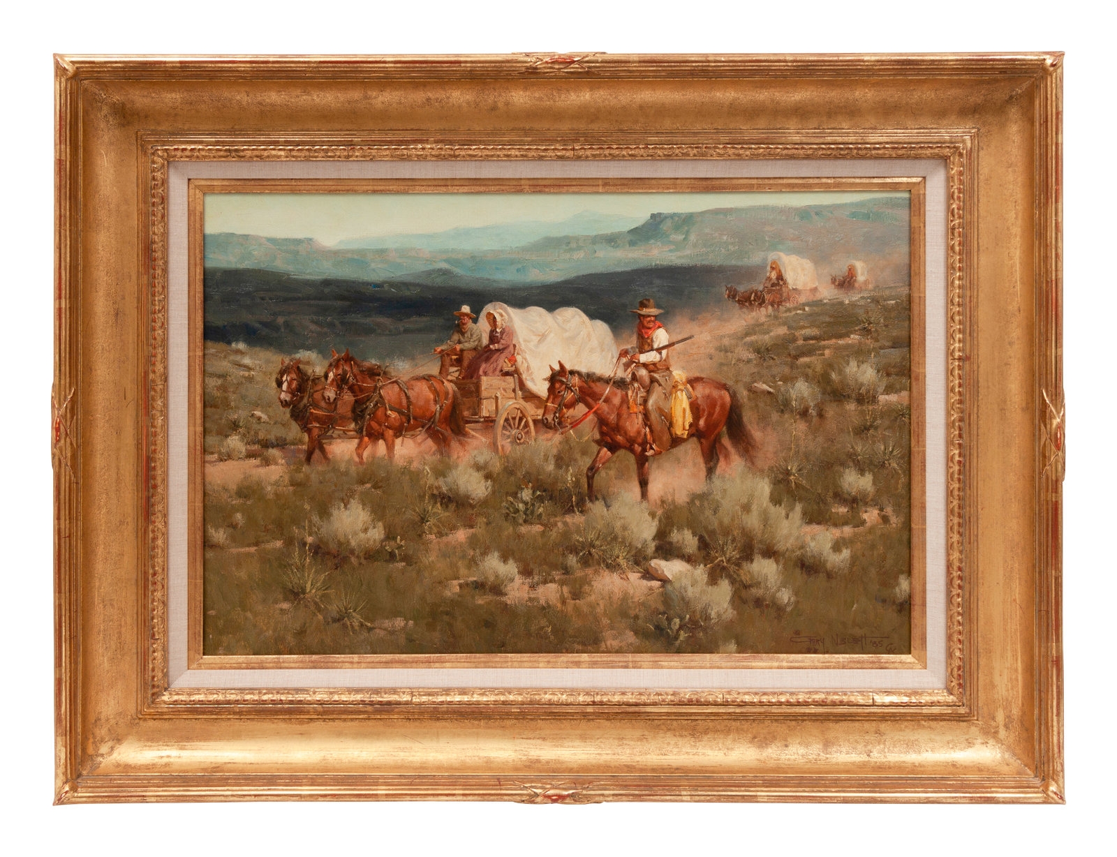 Gary Niblett | Wagon Train | MutualArt