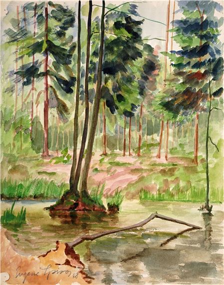 Eugen Spiro | View of Lugano | MutualArt