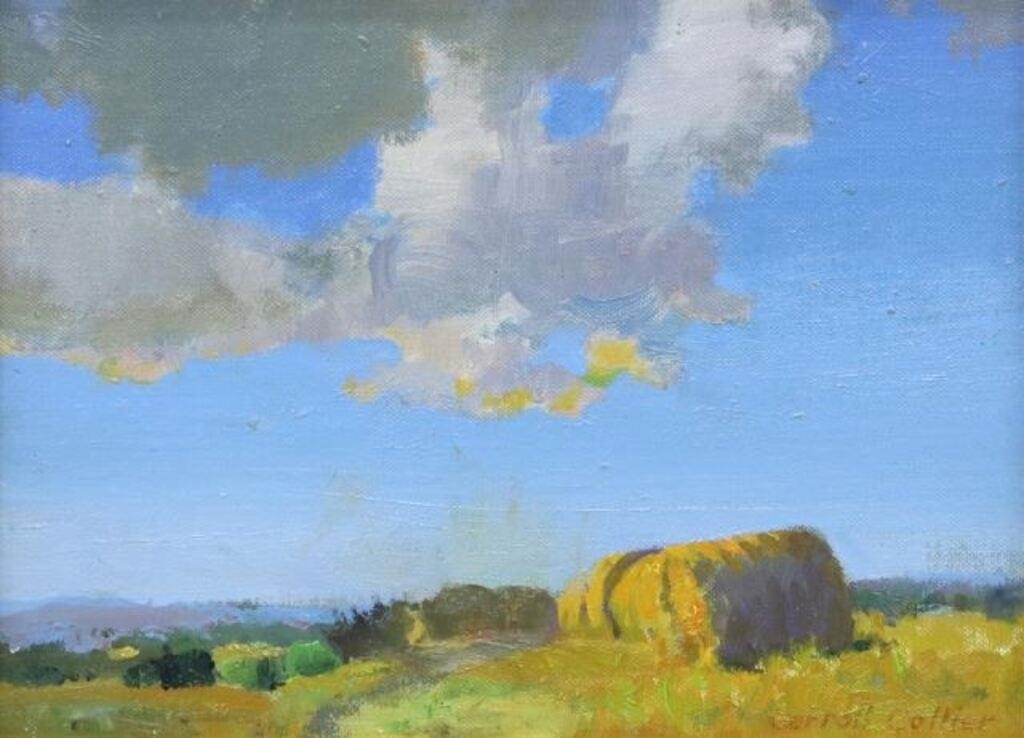 Carroll Collier | Hay Rolls | MutualArt