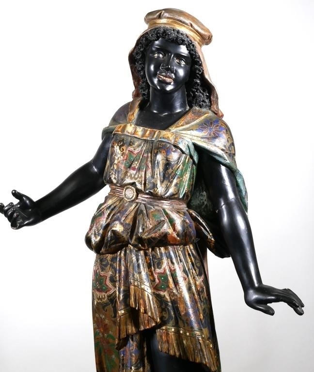Venetian School, 19th Century | BLACKAMOOR Statue | MutualArt