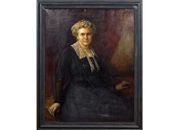 Percy Ives | Posthumous Portrait of a Woman (1909) | MutualArt