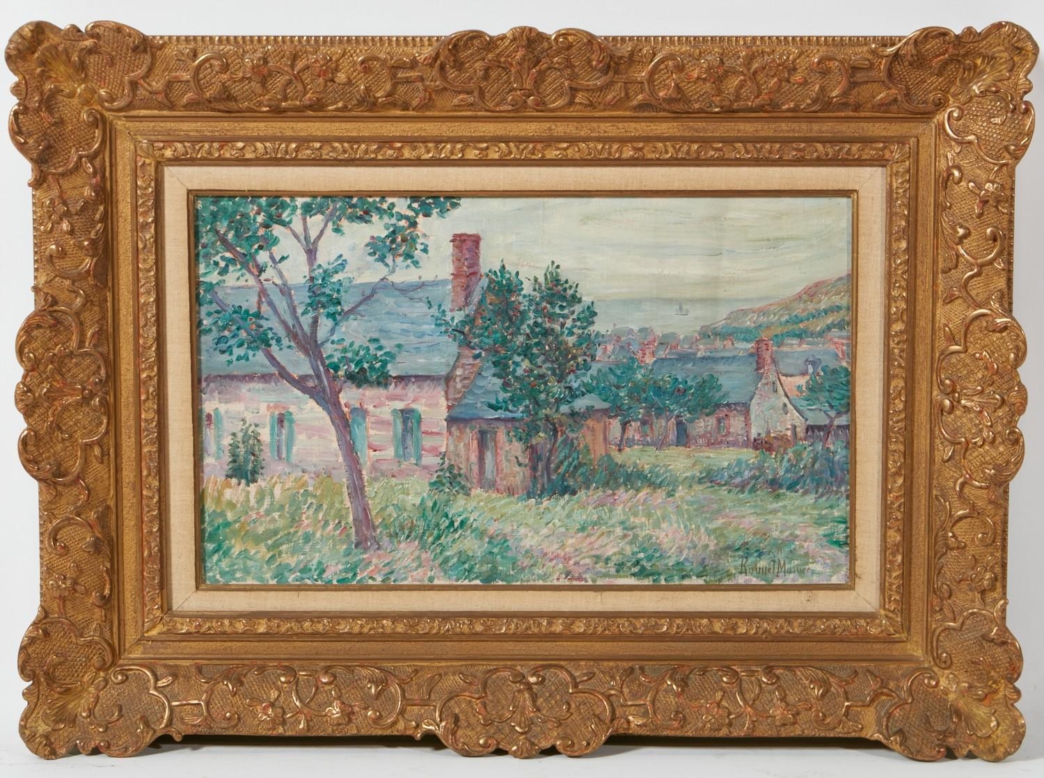 Henri Roussel-Masure | Village by the sea | MutualArt