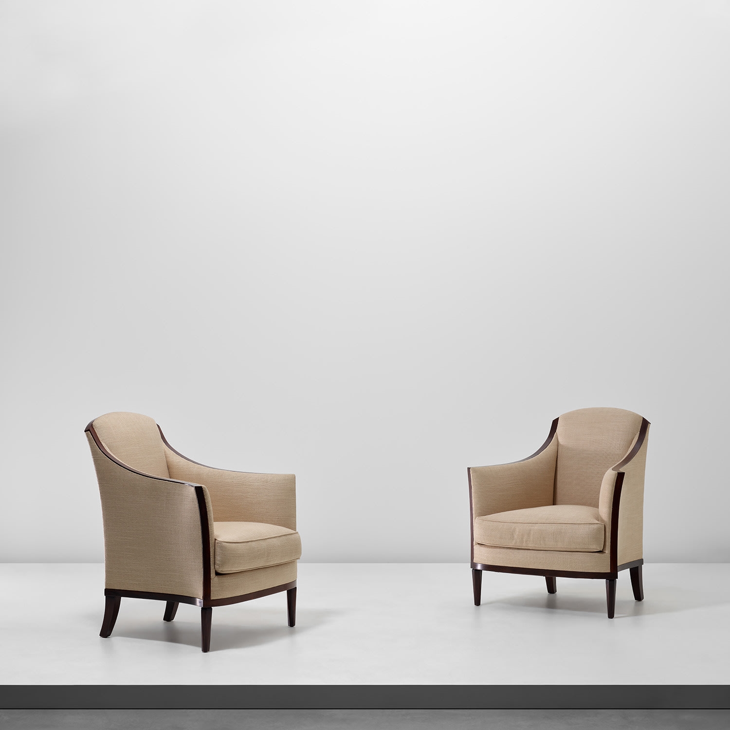 Jean-Michel Frank | Unique pair of armchairs, from the residence of ...