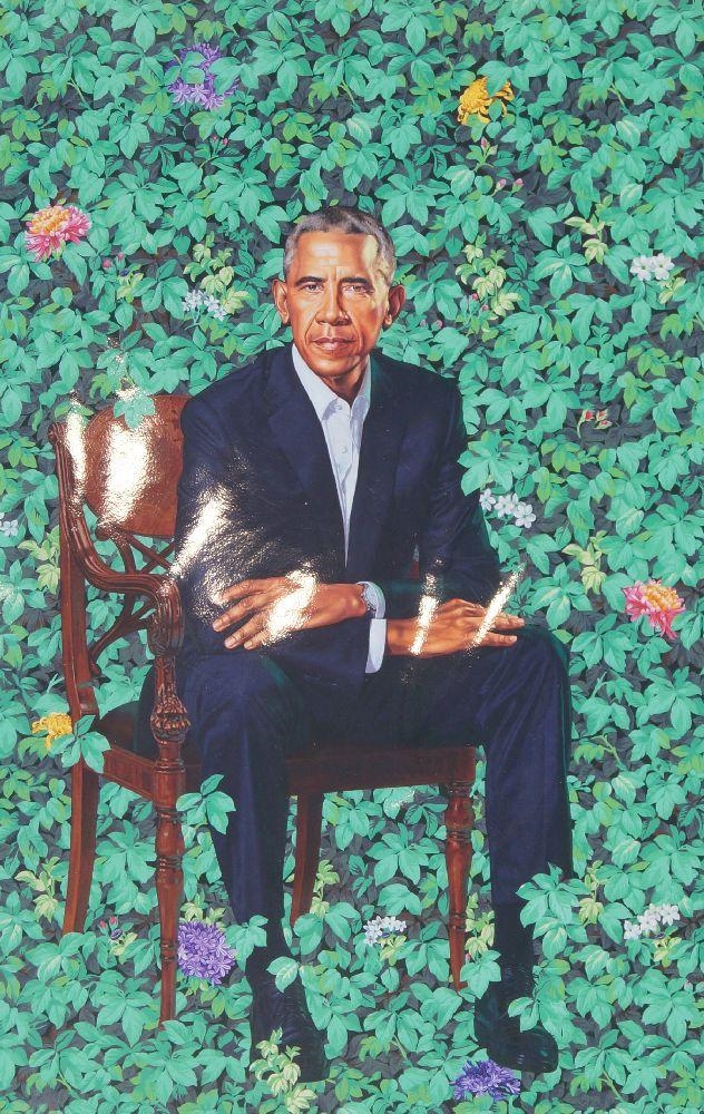 Kehinde Wiley | Barack Obama (2018) | MutualArt