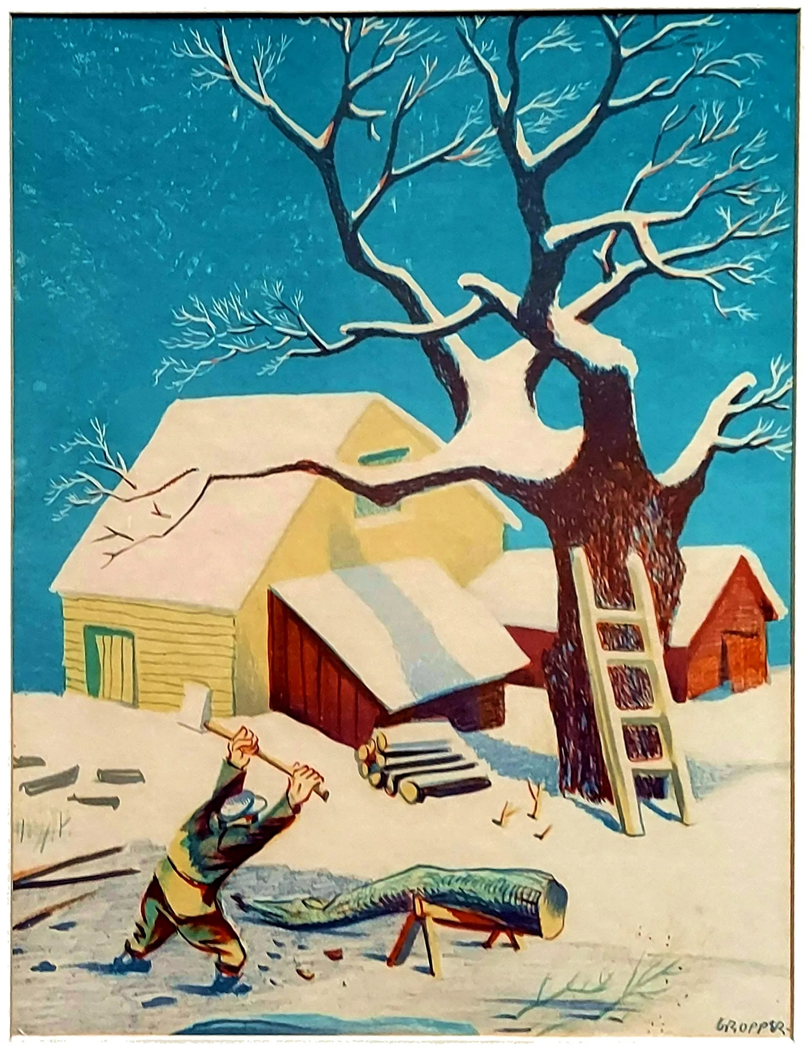 William Gropper | Winter (1945) | MutualArt