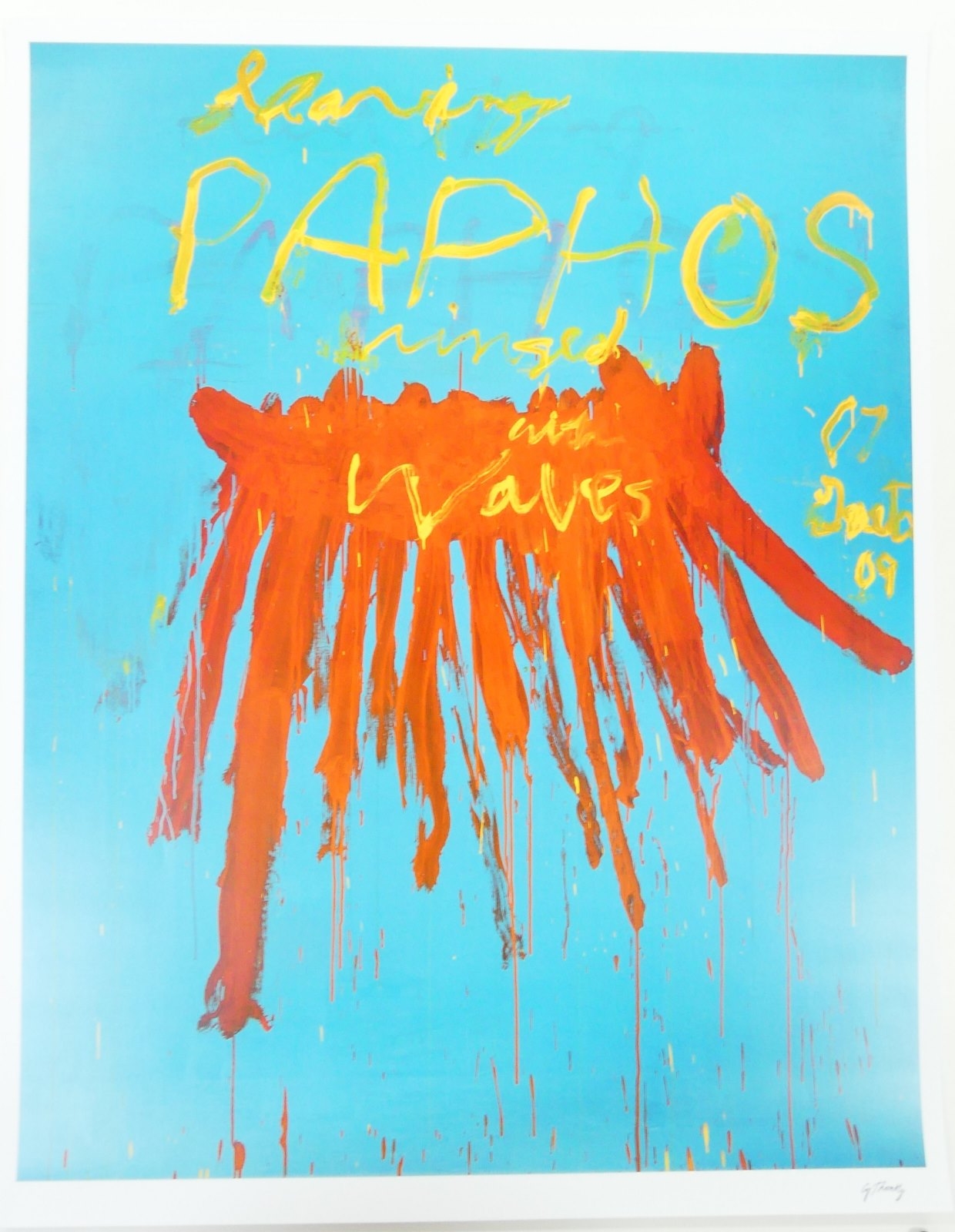 Cy Twombly | 'Leaving Paphos Ringed with Waves' | MutualArt