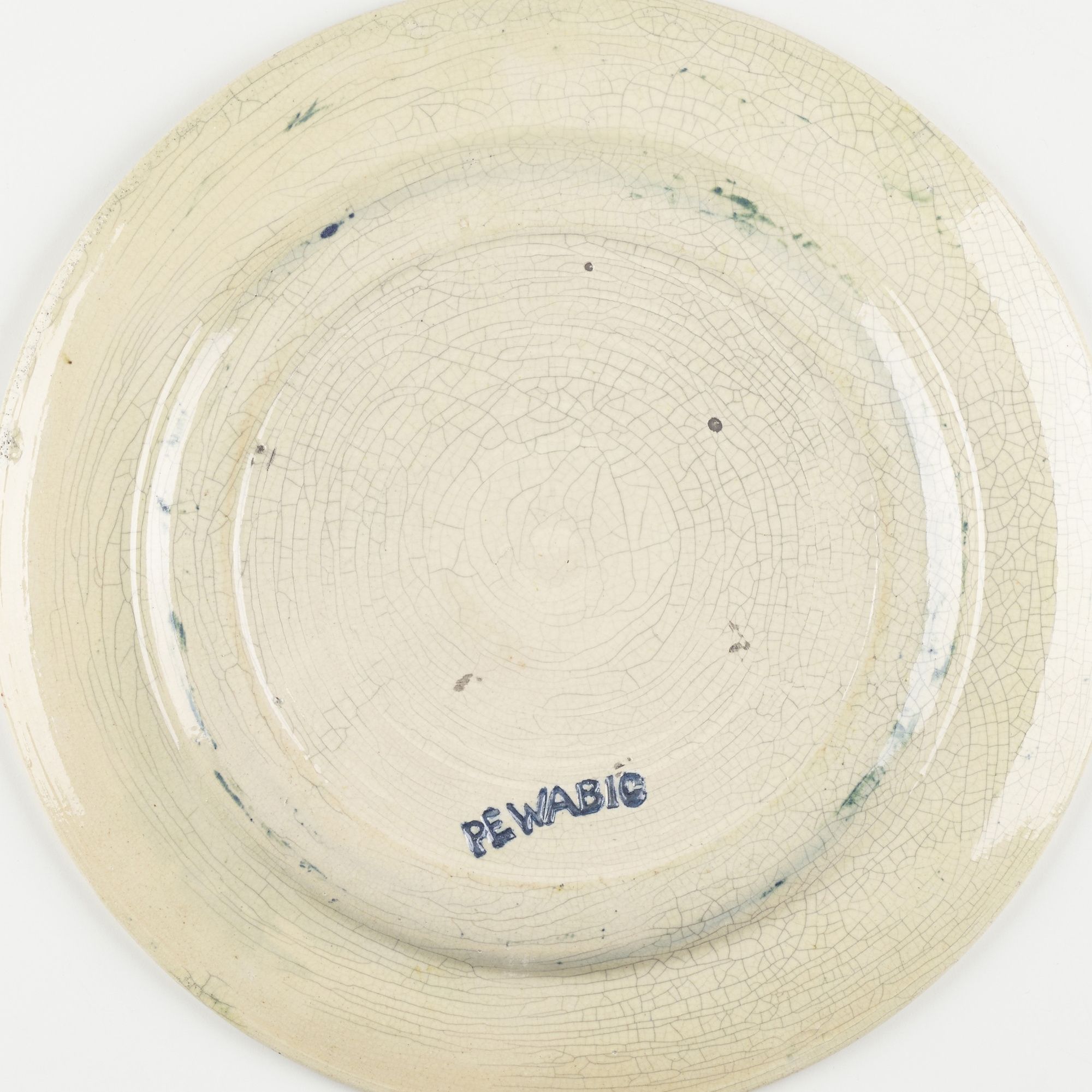 Pewabic Pottery | Rare and Early plate with rabbits (Circa 1905 ...