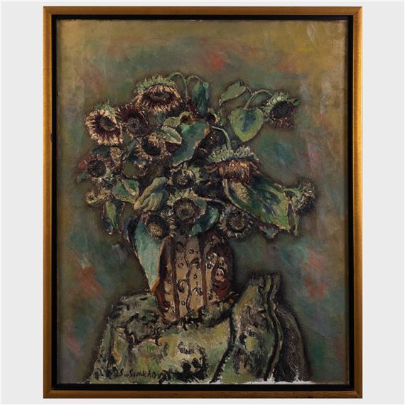 Simka Simkhovitch | Still Life with Sunflowers | MutualArt