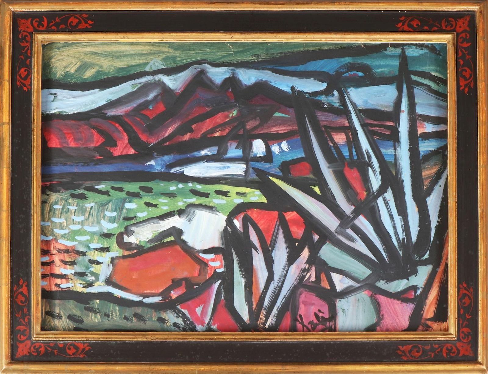 Salvador Dalí | Figures in Landscape, Study | MutualArt