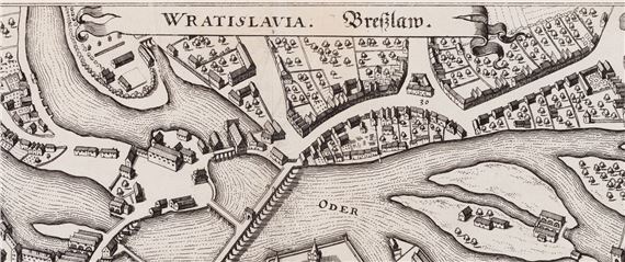 Matthäus Merian the Elder | Wratislavia - bird's eye view of Wroclaw ...