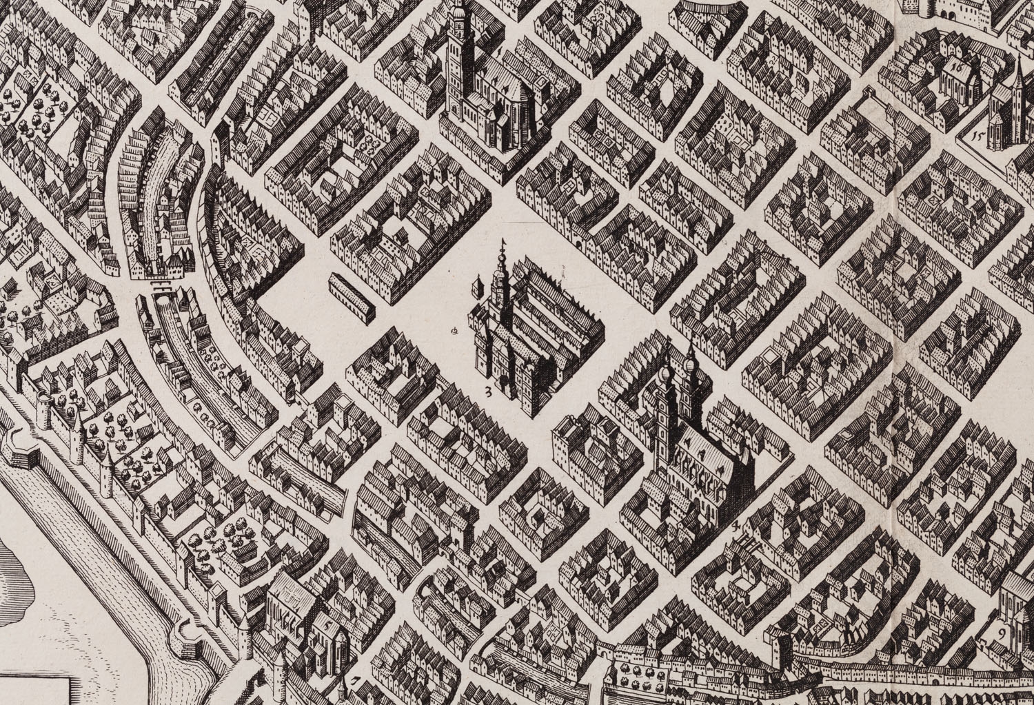 Matthäus Merian the Elder | Wratislavia - bird's eye view of Wroclaw ...