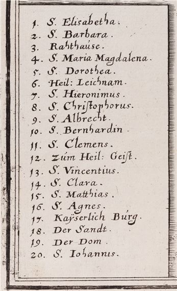 Matthäus Merian the Elder | Wratislavia - bird's eye view of Wroclaw ...