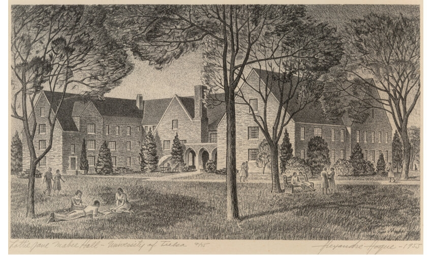 Alexandre Hogue | Lottie Jane Mabee Hall, University of Tulsa (1955 ...