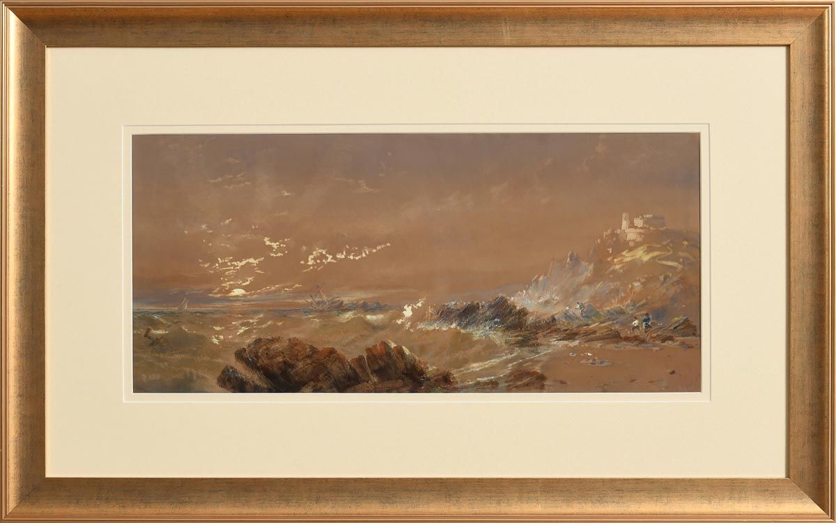 Edwin Hayes | Ships Foundering Off the Coast | MutualArt