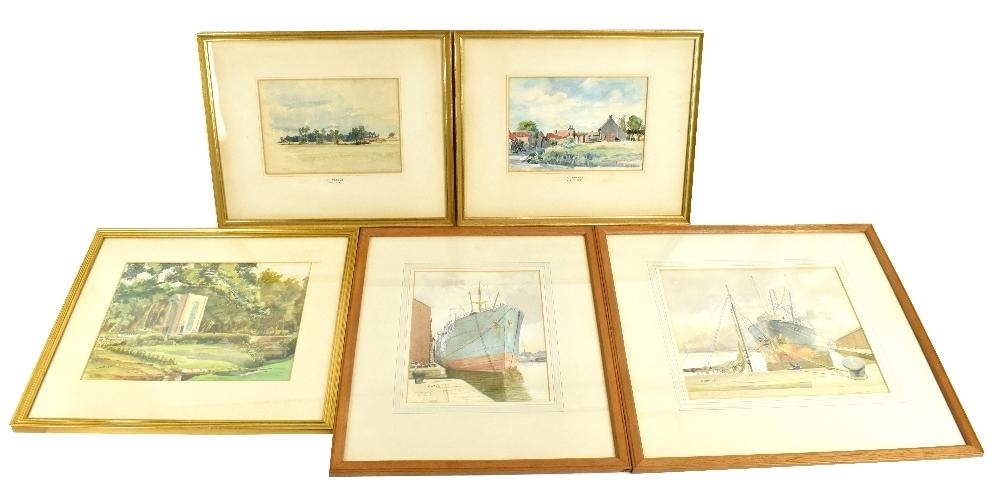 CECIL MORRISON | Birkenhead Docks,Dockyard ,Garden | MutualArt