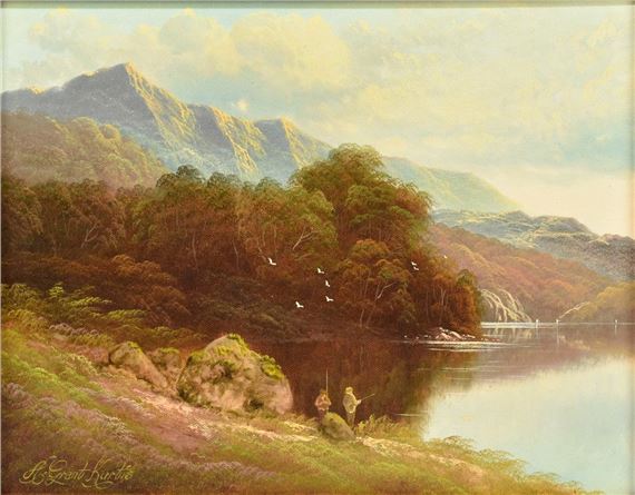 Andrew Grant Kurtis | Rural mountainous river landscape | MutualArt