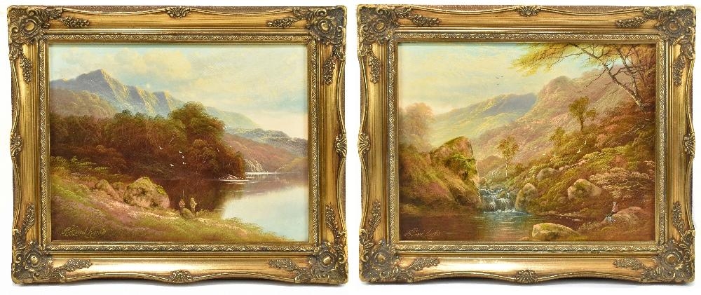 Andrew Grant Kurtis | Rural mountainous river landscape | MutualArt