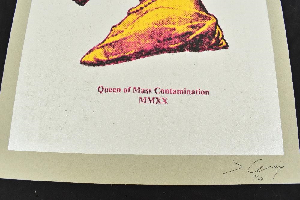 Jimmy Cauty | 'Queen of Mass Contamination (Negatively Positive Edition ...