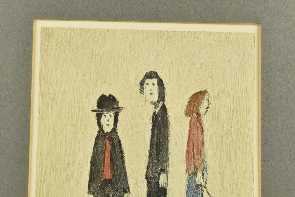 Laurence Stephen Lowry | 'Three Men and a Cat' | MutualArt