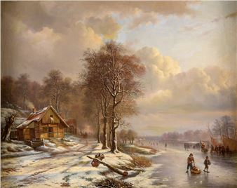 Johan Hendrik Louis Meijer | The salvage of the steamboat | MutualArt