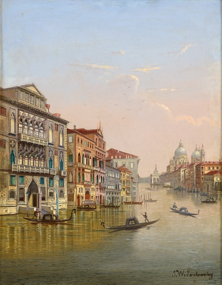 Johann Wilhelm Jankowski | Canale Grande | MutualArt