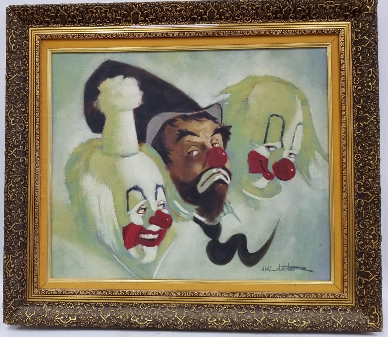 Chuck Oberstein | Three Clowns | MutualArt