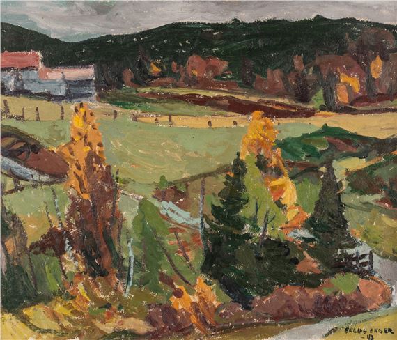 Erling Enger | Høstlandskap (43) | MutualArt