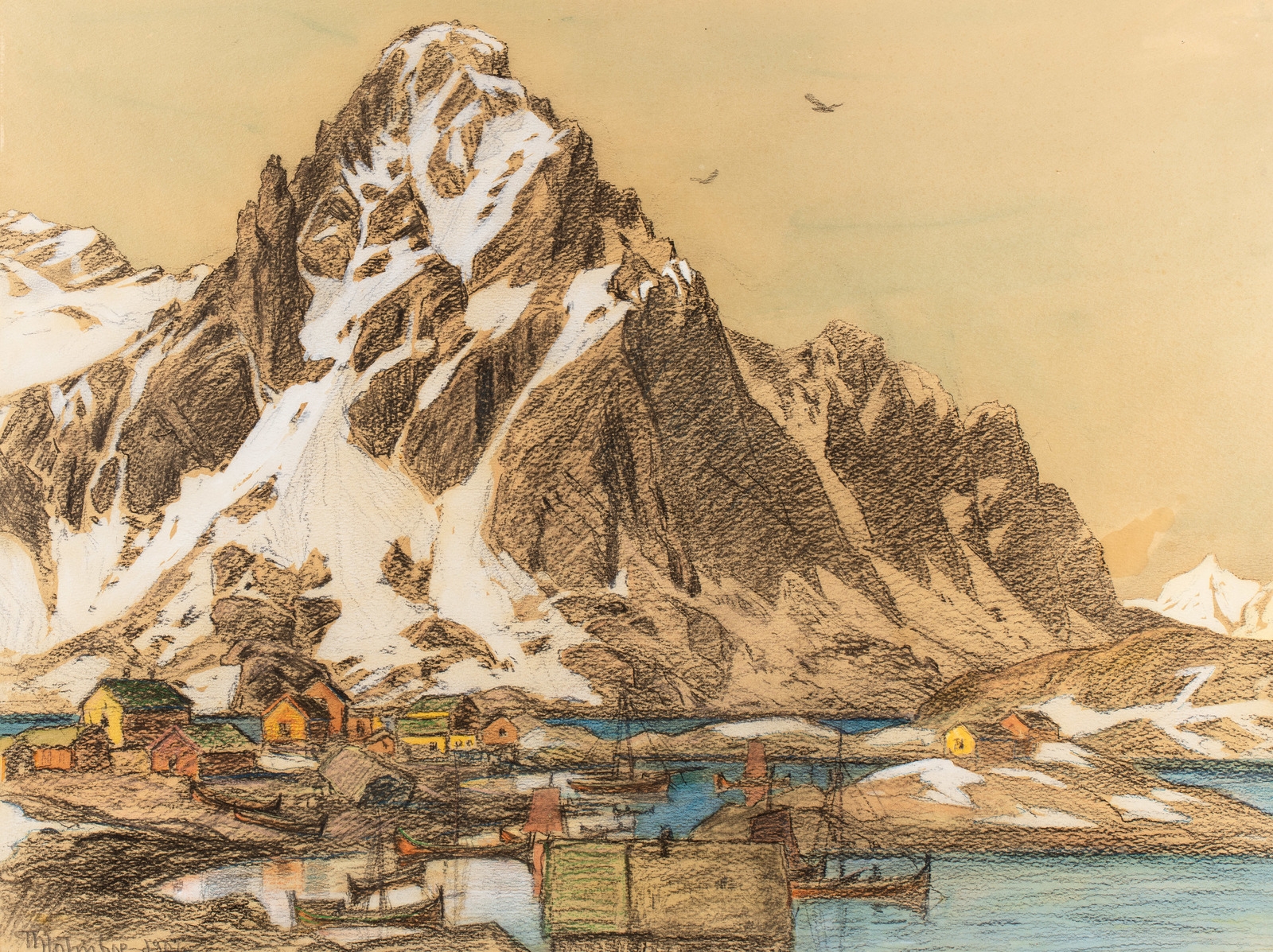 Thorolf Holmboe | Fra Svolvær (1902) | MutualArt