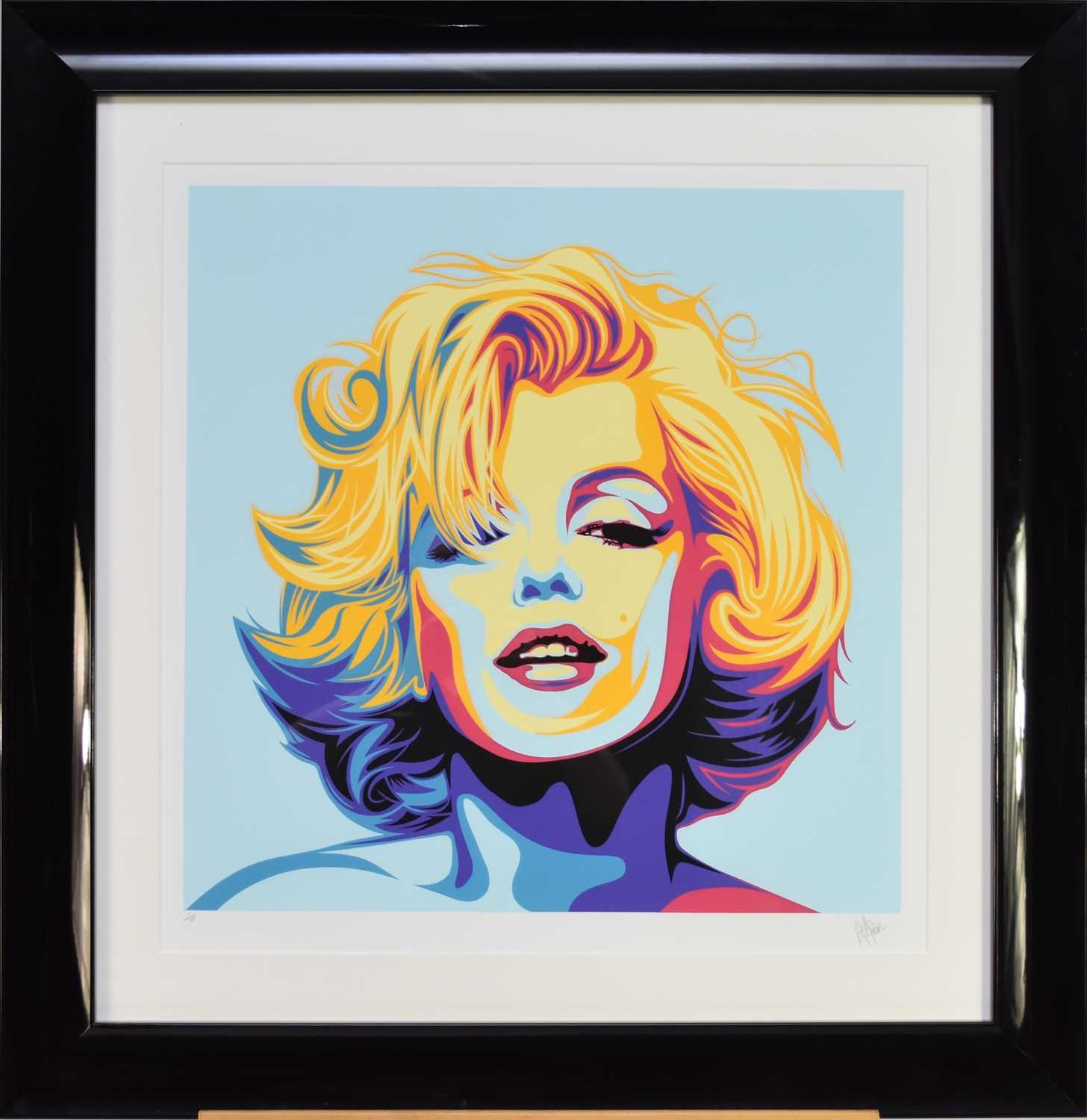 Rourke Van Dal | Marilyn Monroe (Blue) | MutualArt