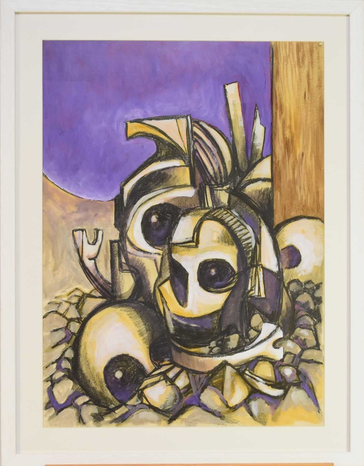 Gomer Lewis | Abstract Still Life Study Mixed Media | MutualArt