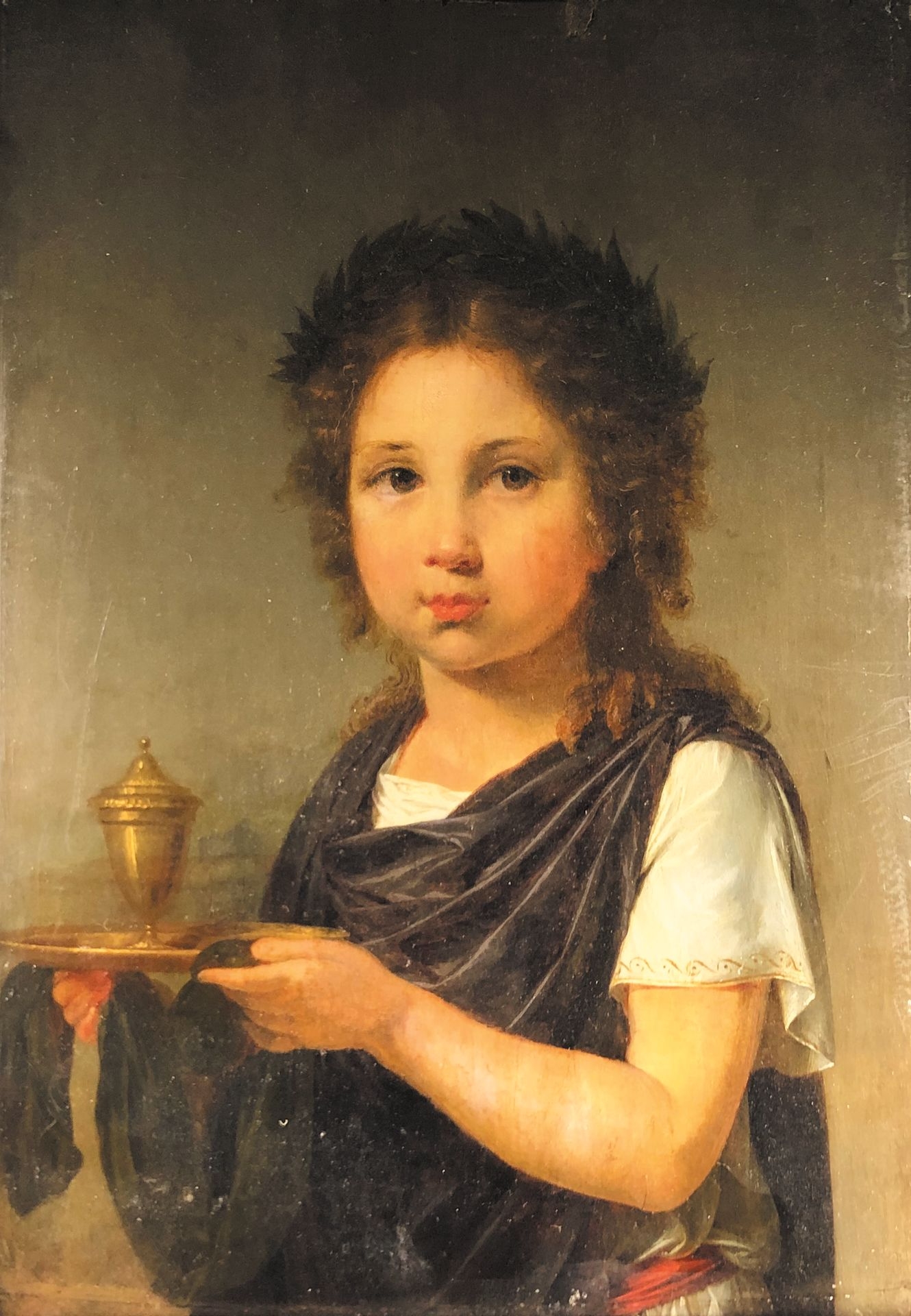 Martin Drolling | Young girl as a vestal virgin | MutualArt