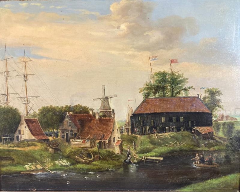 Jan Ernst de Groot | Scheepswerf Noorderhaven Groningen | MutualArt