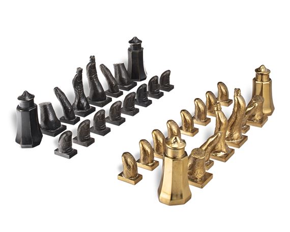 Salvador Dalí | Chess Set (Homage to Marcel Duchamp) (1996) | MutualArt