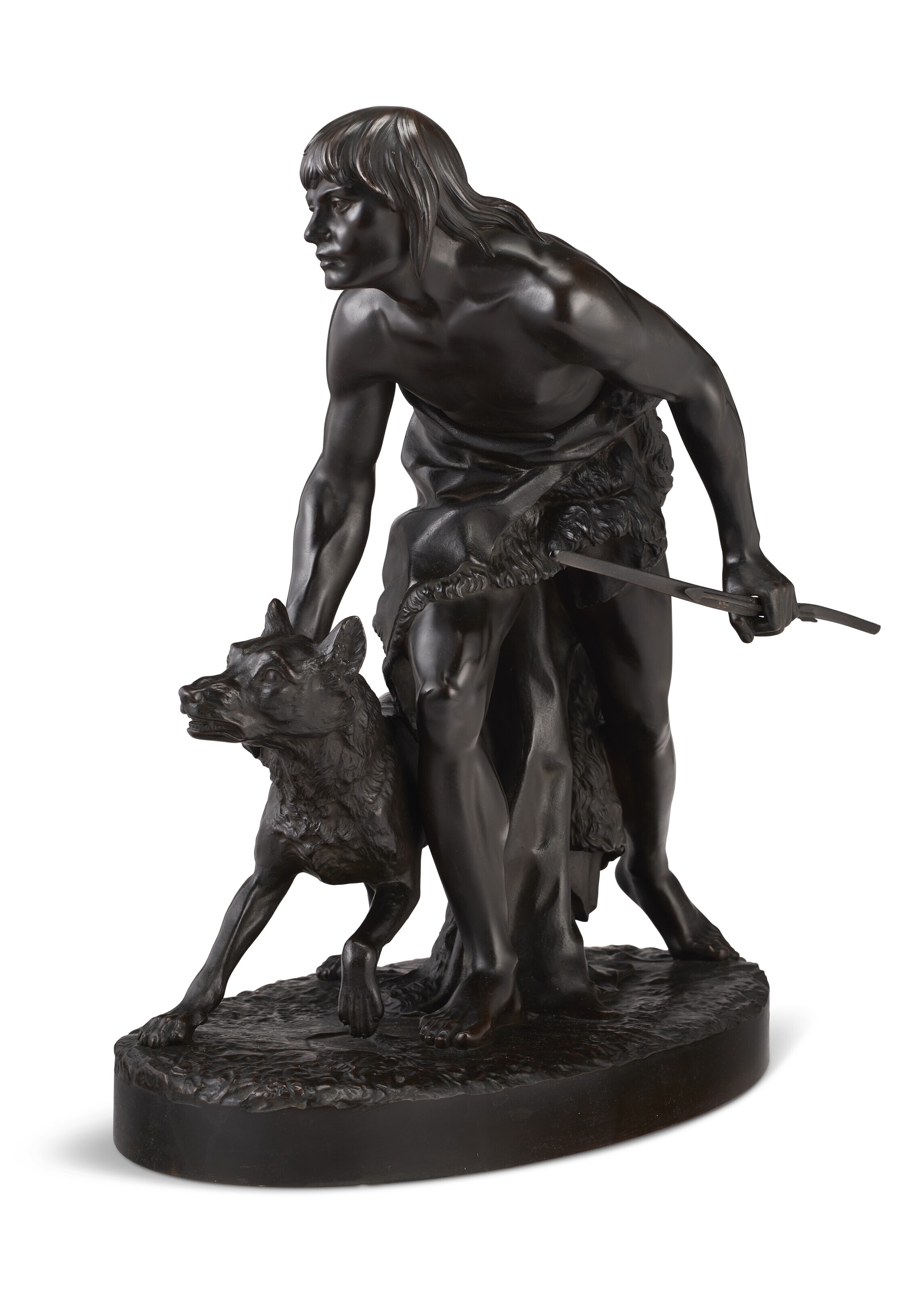 John Quincy Adams Ward | The Indian Hunter (1860) | MutualArt