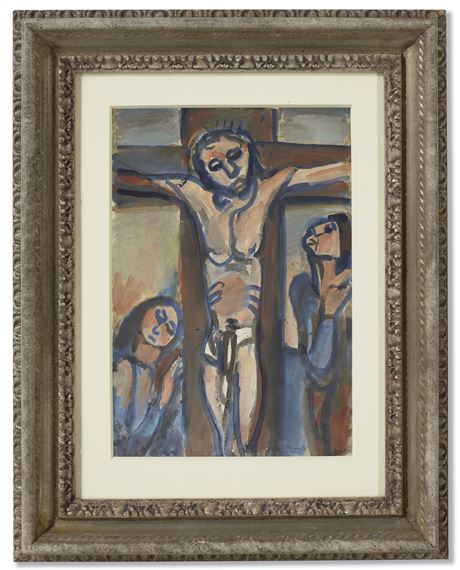 Georges Rouault | Christ en croix (esquisse) (1910 - 1919) | MutualArt