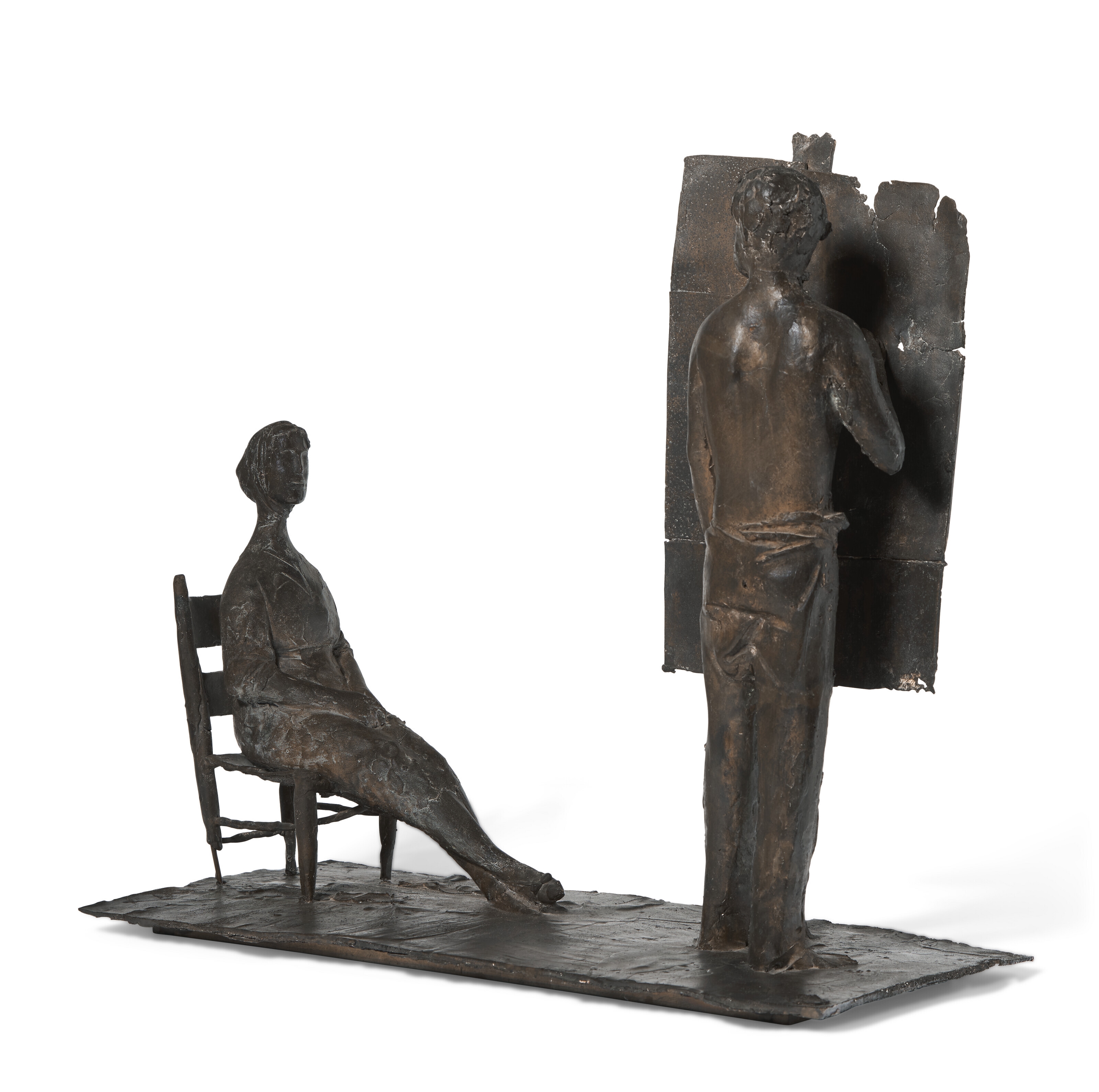 Giacomo Manzù | Pittore e modella | MutualArt