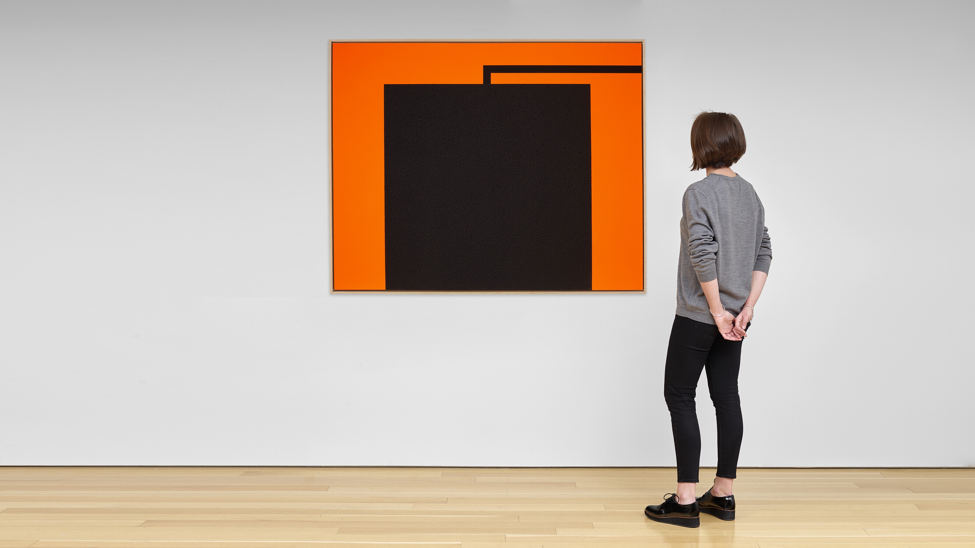 Peter Halley | Black Cell with Conduit | MutualArt