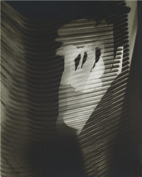 Man Ray | Rayograph with Goggles, Egg and Candle (1924) | MutualArt