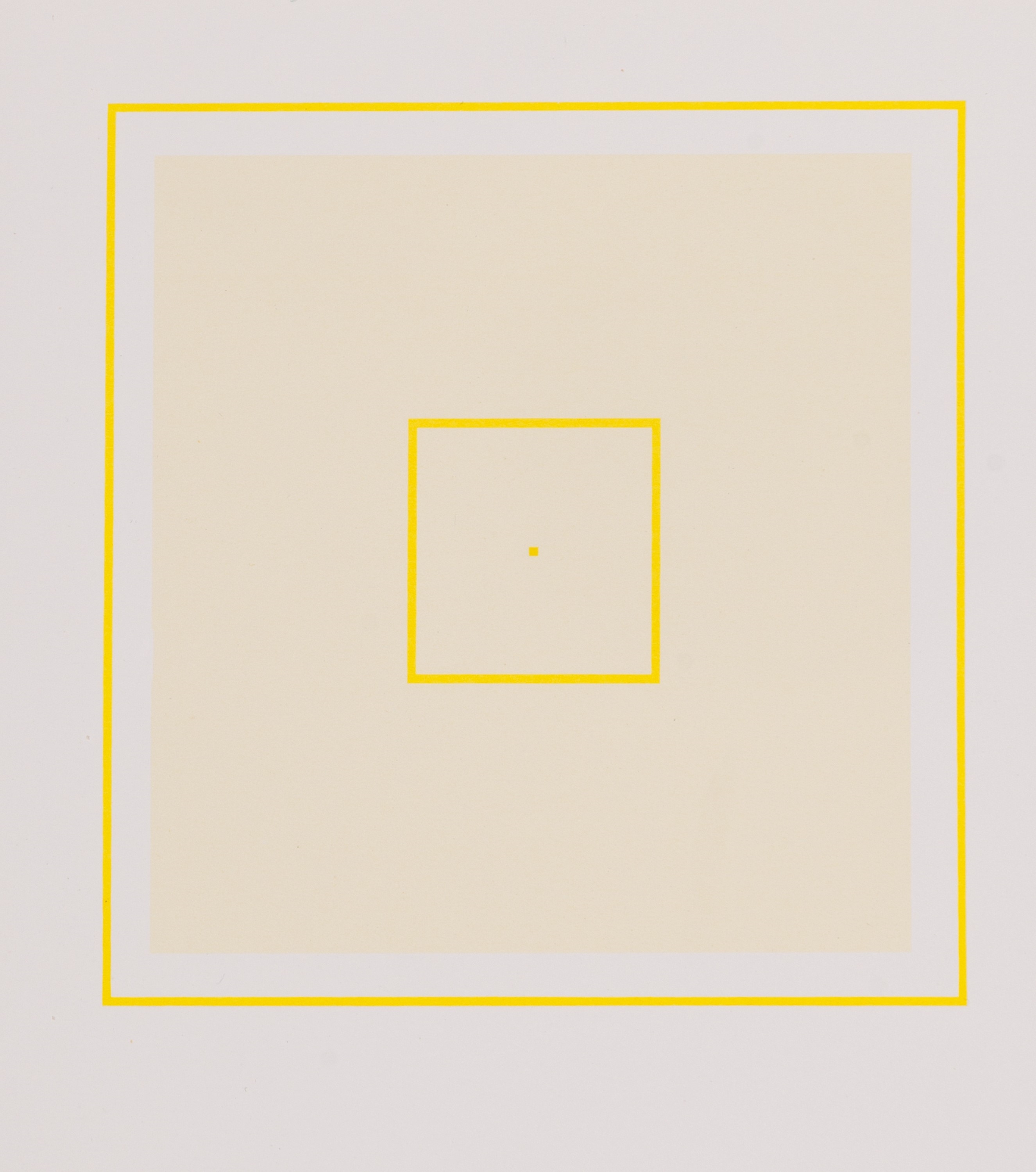 Antonio Calderara | Yellow square | MutualArt