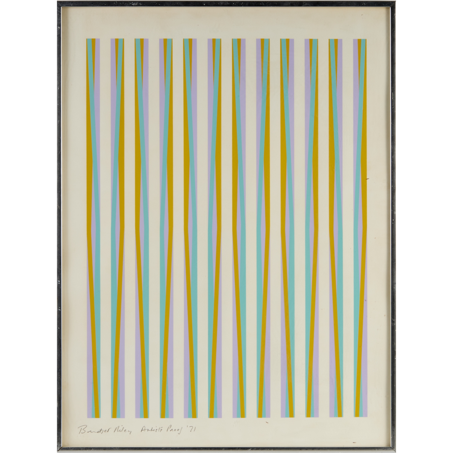 Bridget Riley | Print for Chicago 8 (from the portfolio CONSPIRACY: The ...