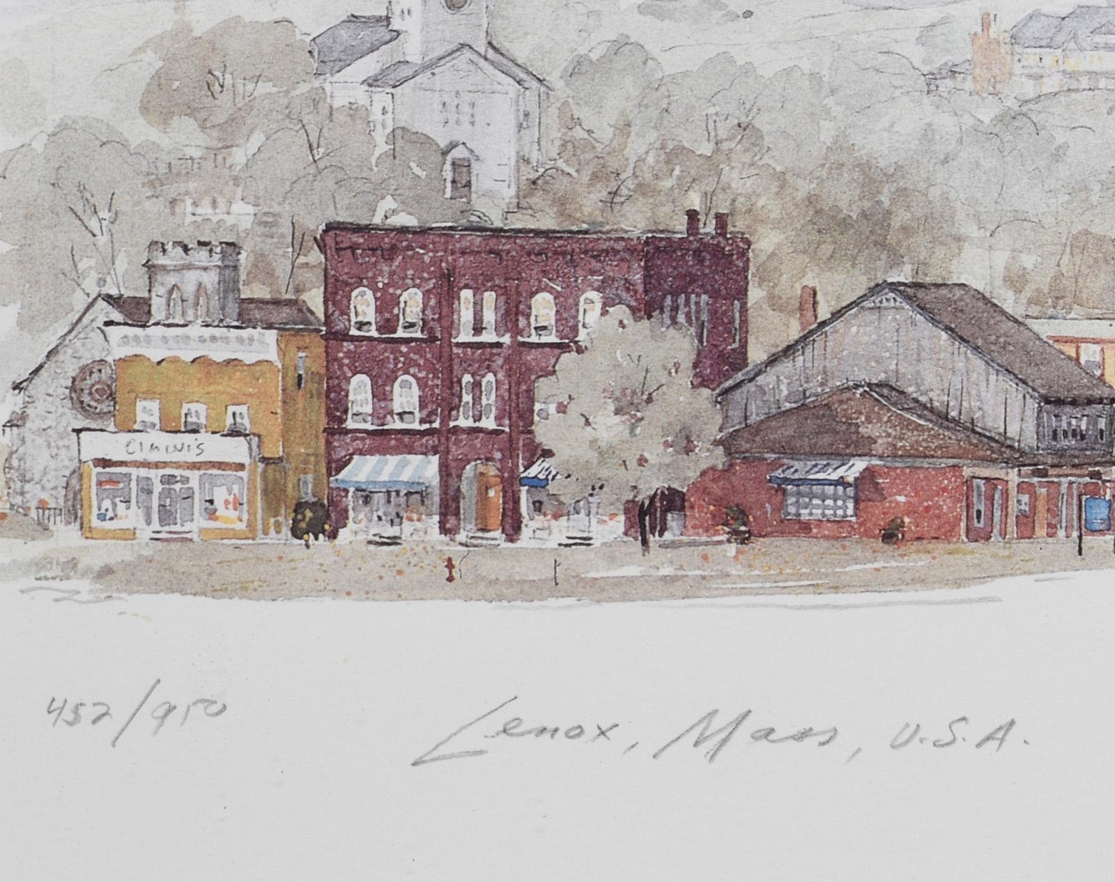 Leonard Weber | Vista de Lenox, Massachussets | MutualArt