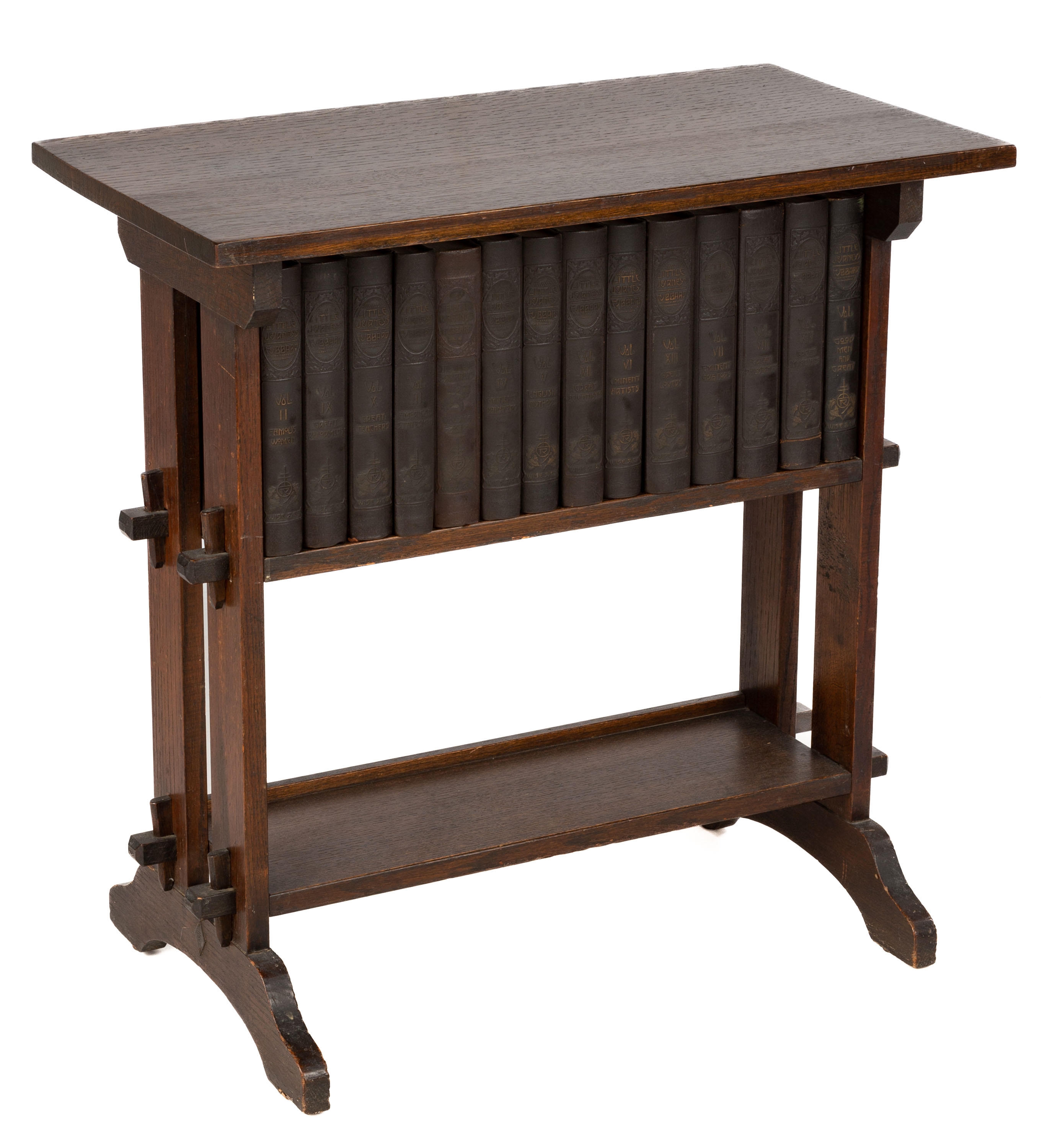 Roycroft | Roycroft Book Stand with Little Journey Books (Early 20th ...