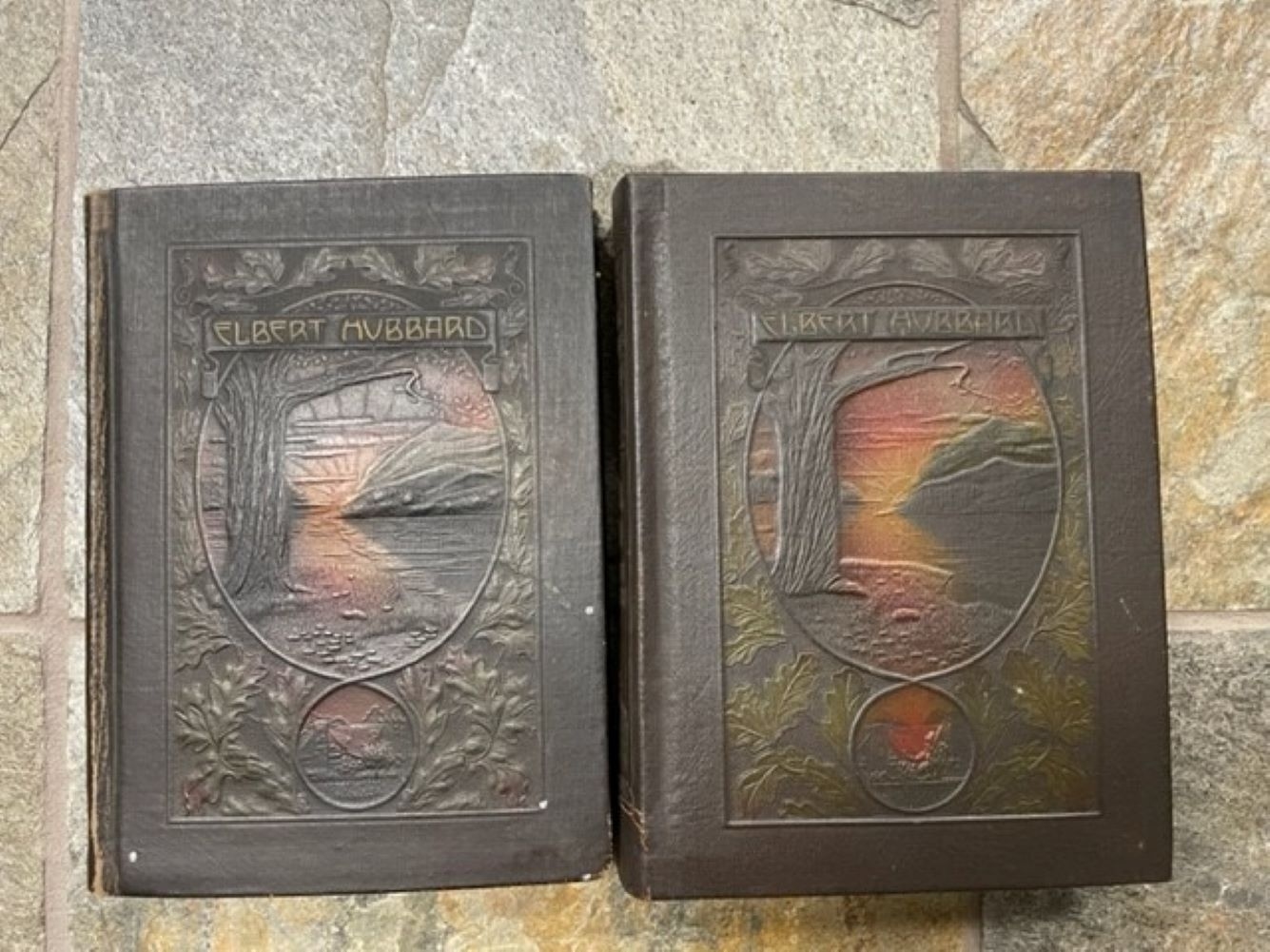 Roycroft | Roycroft Book Stand with Little Journey Books (Early 20th ...