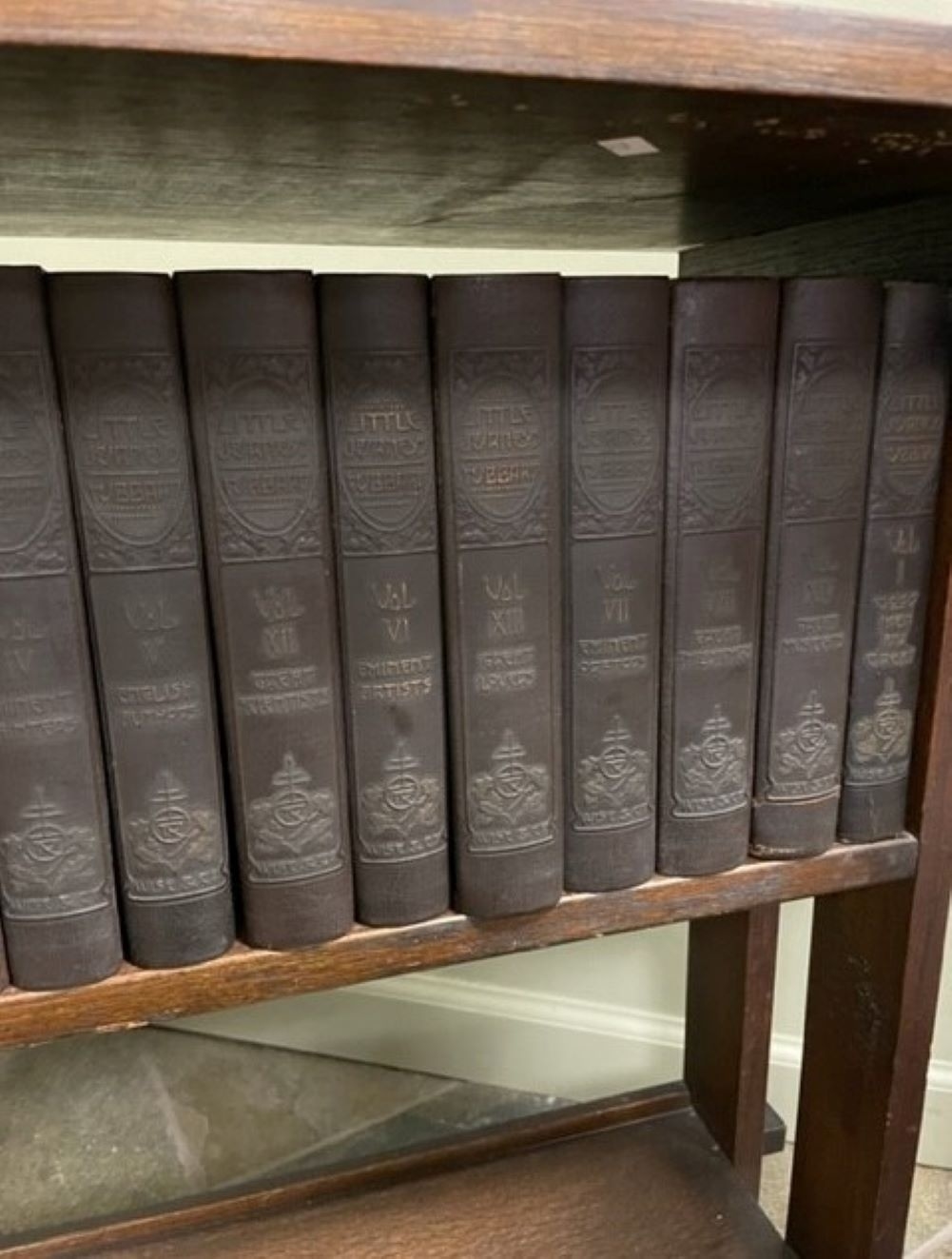 Roycroft | Roycroft Book Stand with Little Journey Books (Early 20th ...