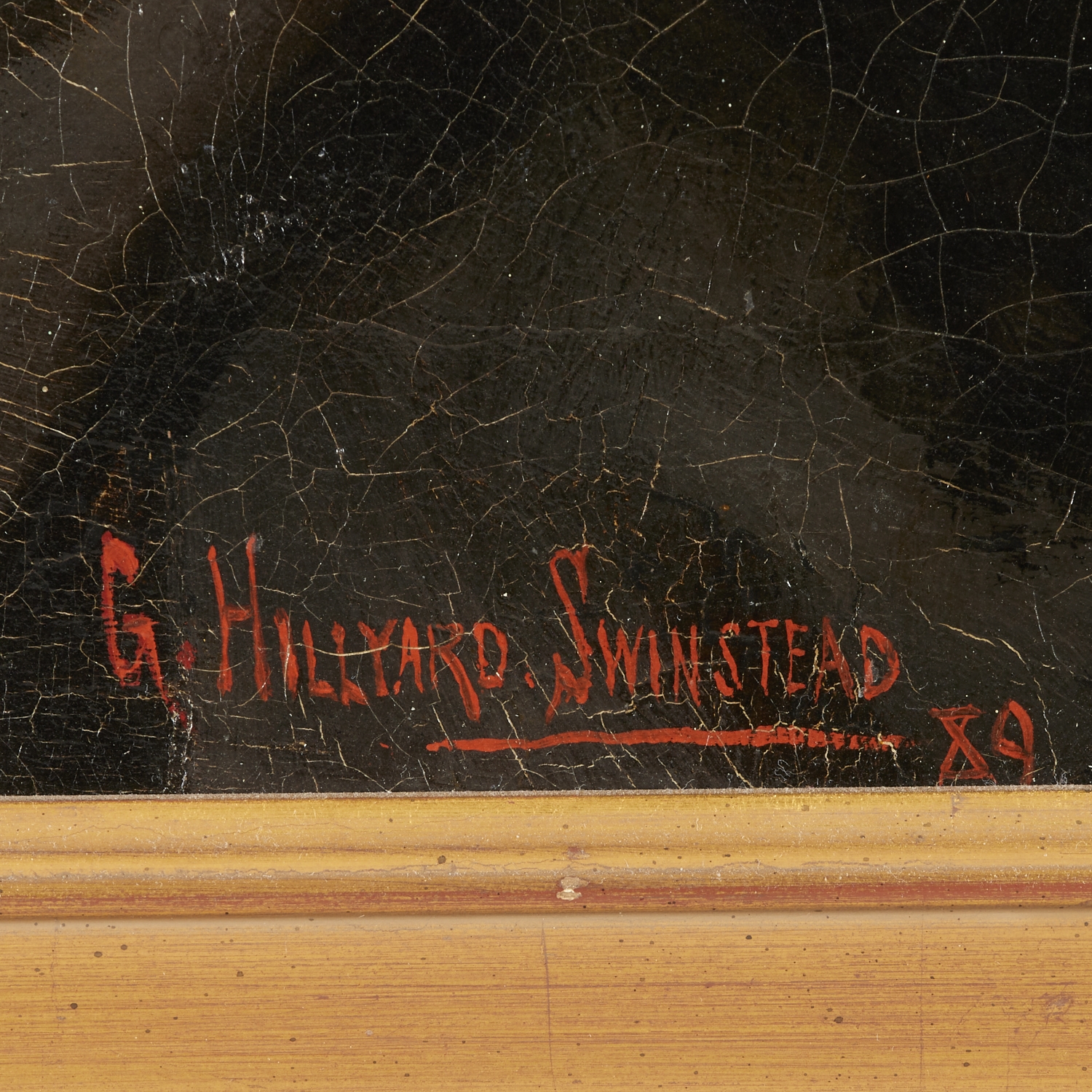 George Hillyard Swinstead | Portrait of an elderly woman with a book ...