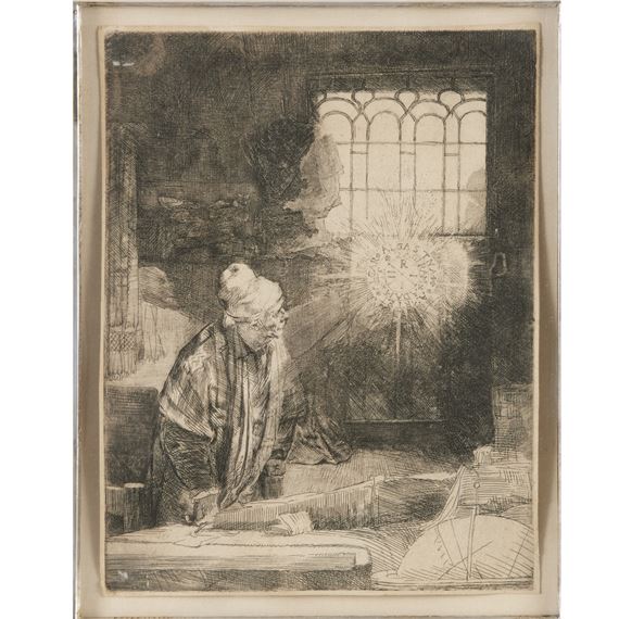 van Rijn Rembrandt | Faust: A Scholar in His Study (Circa 1652) | Artwork performance at auction ...