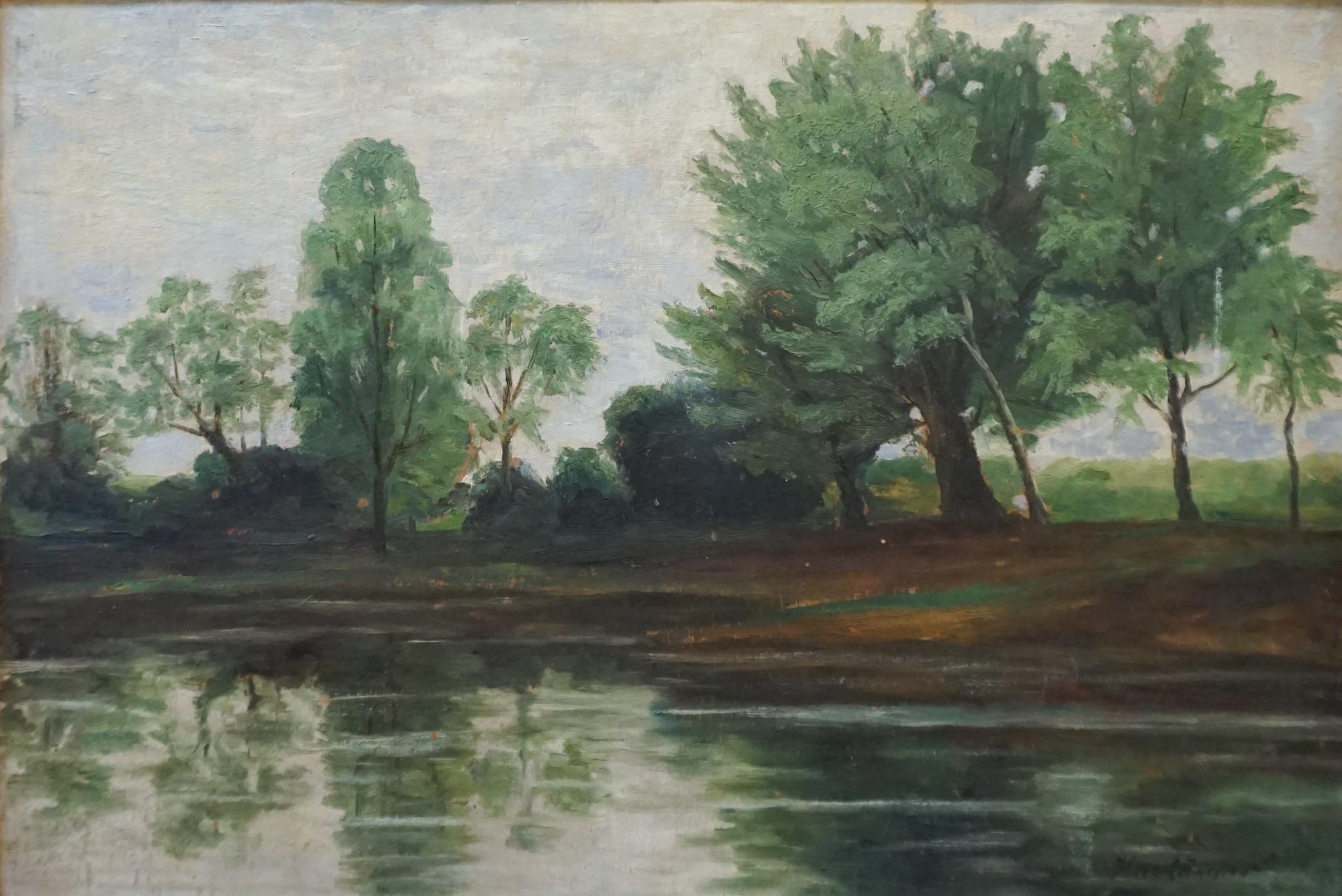 Hans Harländer | River Landscape | MutualArt
