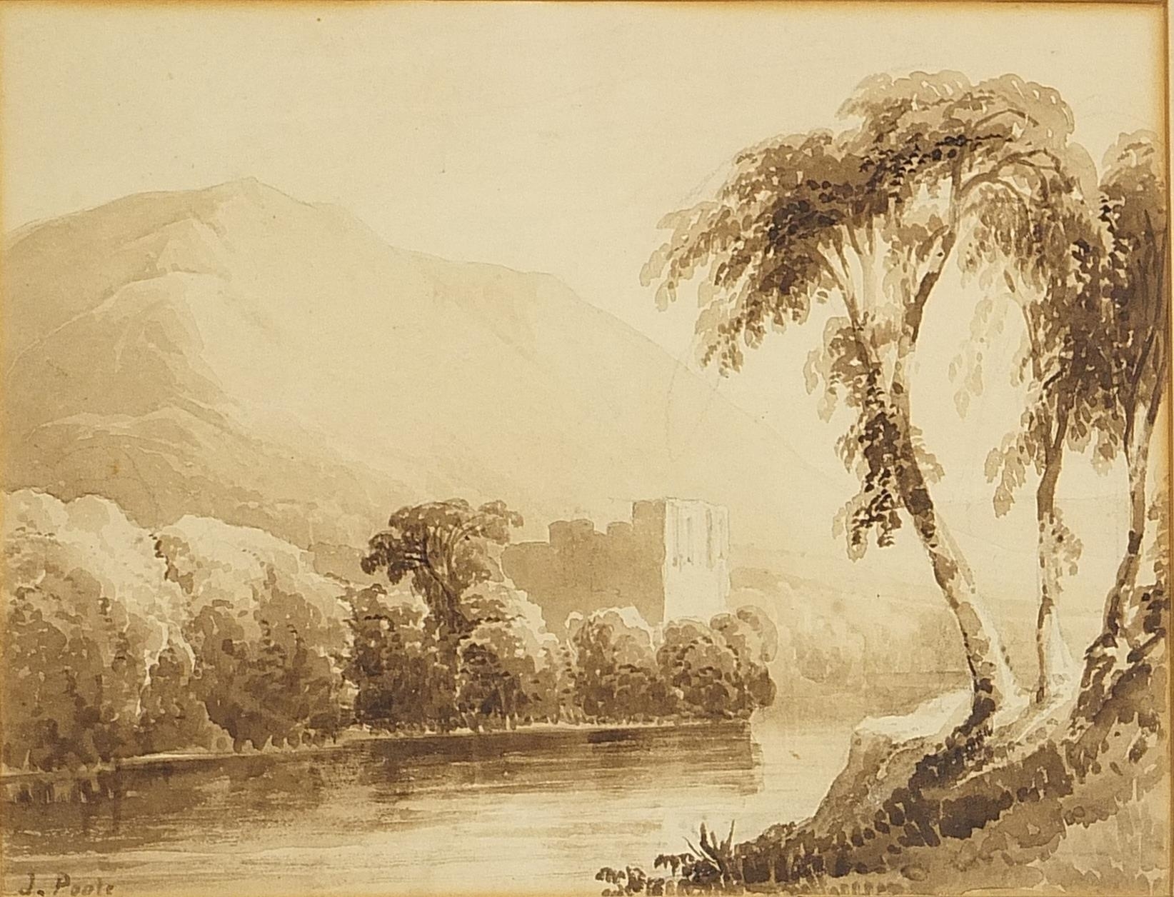 James Poole | Mountainous river landscape | MutualArt