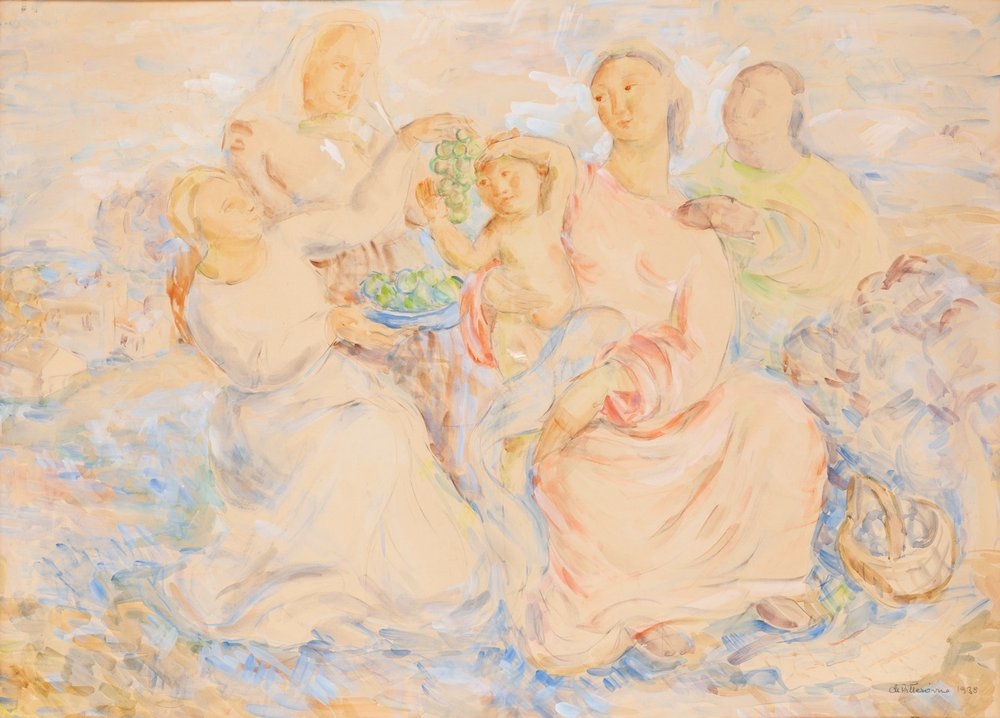 Maria Ritter | Grape harvest (1938) | MutualArt